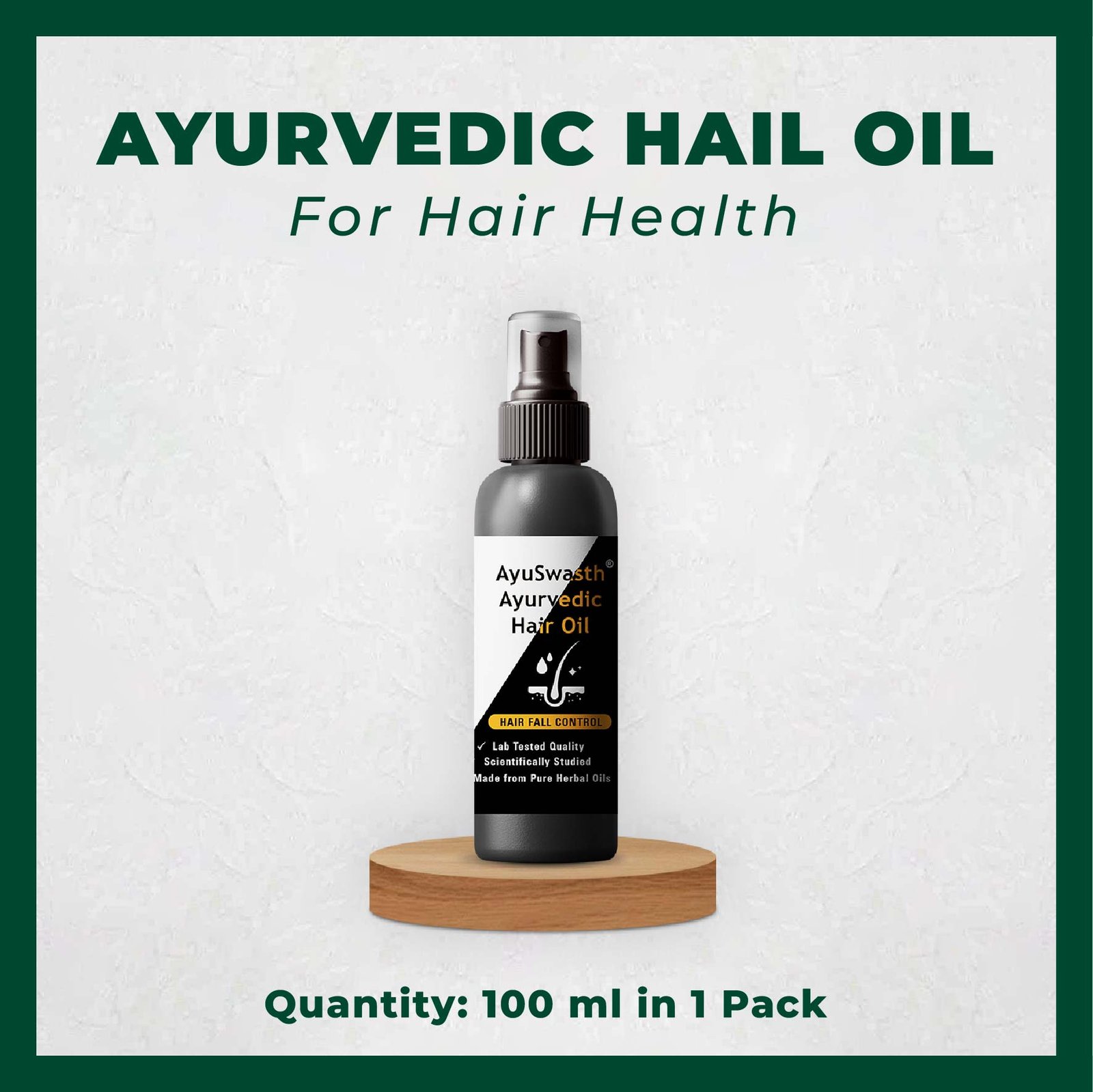 Ayurvedic Hair Oil | Hair Fall Control | 100 ML At ₹399